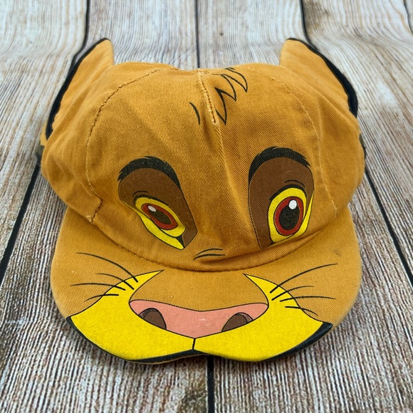 Disney | Accessories | Vintage Disney 9s Lion King Simba Ears Snapback ...